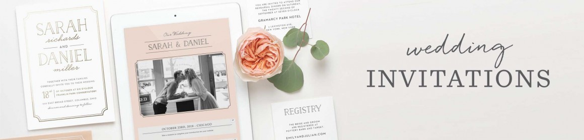 Top 10 Wedding Invitation Websites