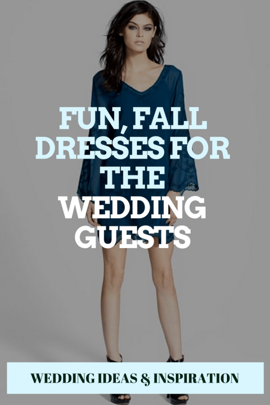 Fun, Fall Dresses for the Wedding Guests | | TopWeddingSites.com