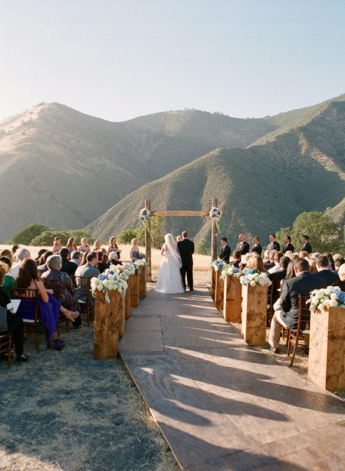 Gorgeous Mountain View Venue Inspiration | | TopWeddingSites.com