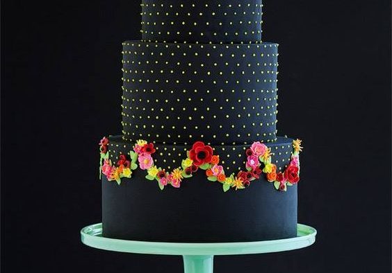10 More Black Wedding Cakes That Will Leave You Speechless | Wedding ...