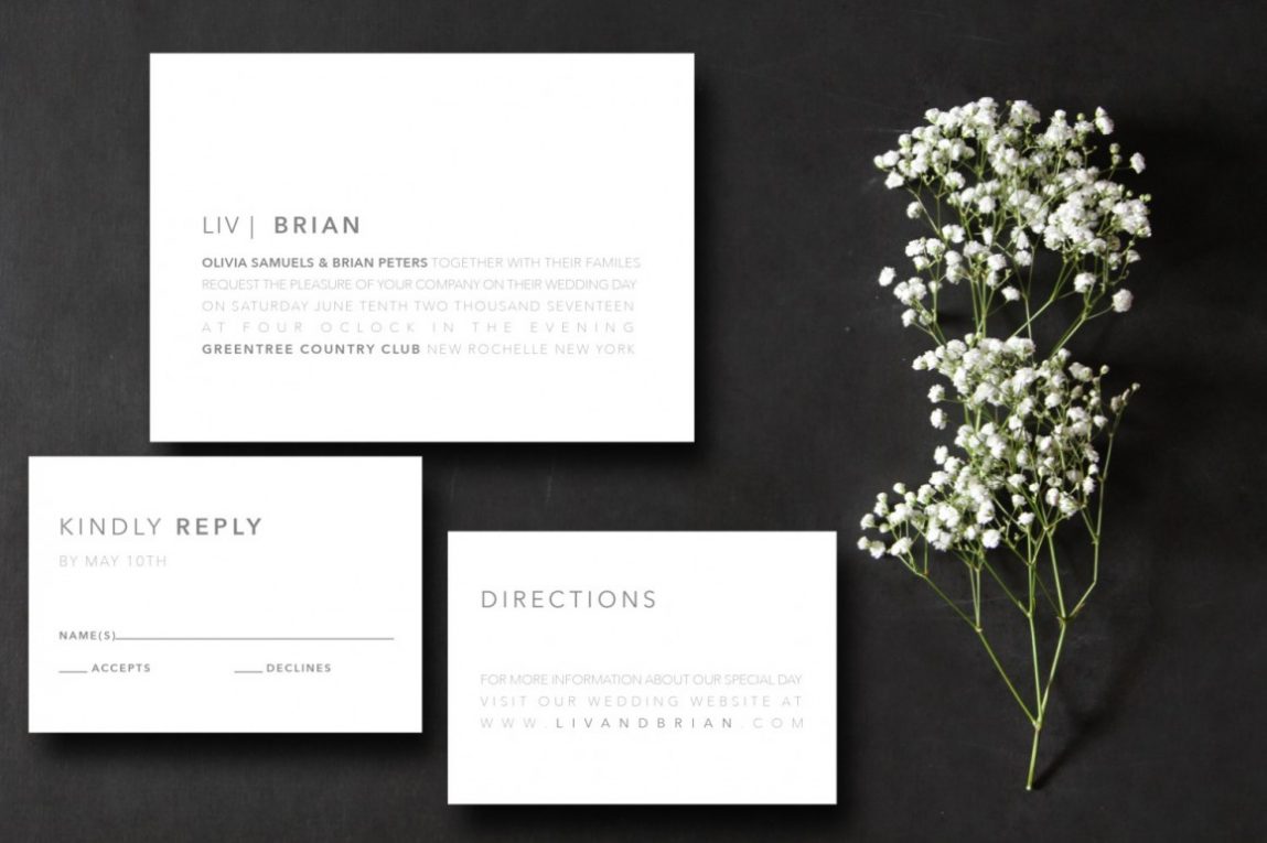 14 Modern Wedding Invitation Templates From Etsy Sellers